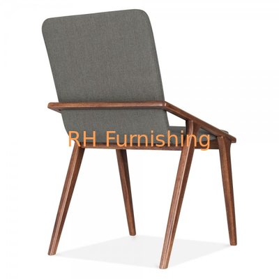 Walnut wood Hotel Guestroom desk chair with fabric upholstered chairs supplier