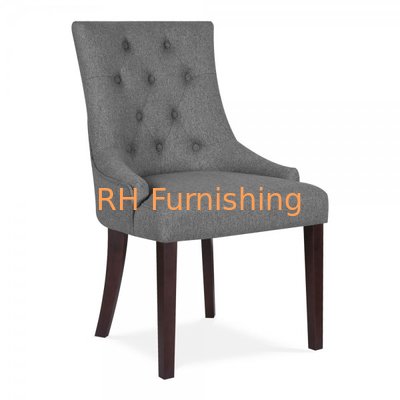 Classic design of fabric upholstered dining chair used for hotel rooms supplier