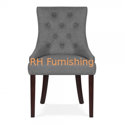 Classic design of fabric upholstered dining chair used for hotel rooms supplier
