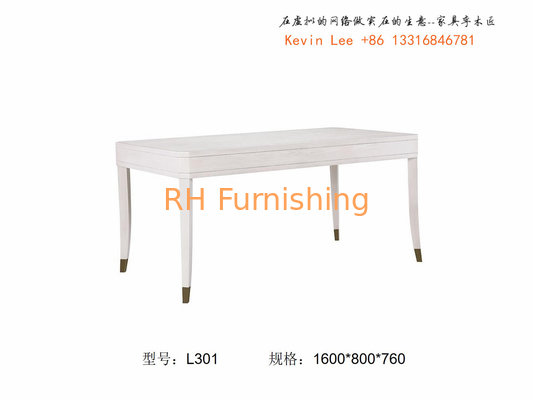 New American style Dining room furniture long table with six chairs and Buffet cabinets from China furniture supplier supplier
