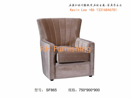 Light American style Bedroom furniture Leather headboard king size bed with Wood nightstand for Villa house interior supplier