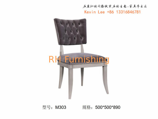 American style Dining table and Chairs in Circle used Stainless steel legs with White wood table for Dining or Hotel use supplier