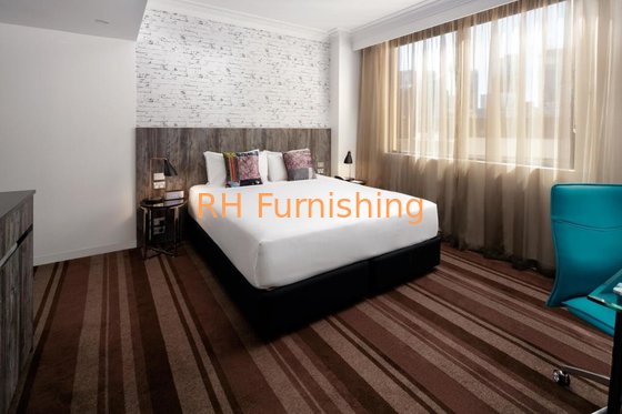 Khétt Battambang manufacturers for laminate wood hospitality furniture Guestroom bedroom set by luxury bed and wardrobe supplier