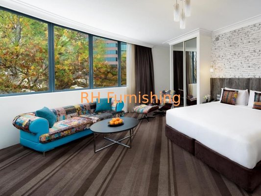 Khétt Battambang manufacturers for laminate wood hospitality furniture Guestroom bedroom set by luxury bed and wardrobe supplier