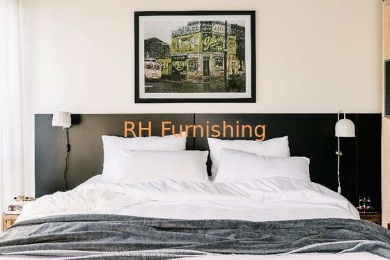 Kampong Cham custom hotel furniture suppliers for interior design of TV wall mounted cabinet and bedroom wardrobe supplier