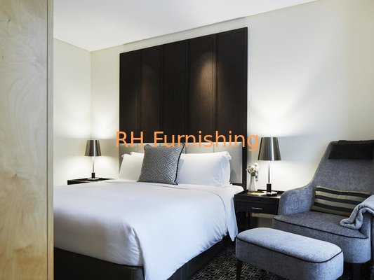 Kandal hotel furniture factory for Hotel interior design furniture of Bedroom combine desk with TV table and double bed supplier