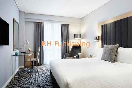 Kandal hotel furniture factory for Hotel interior design furniture of Bedroom combine desk with TV table and double bed supplier