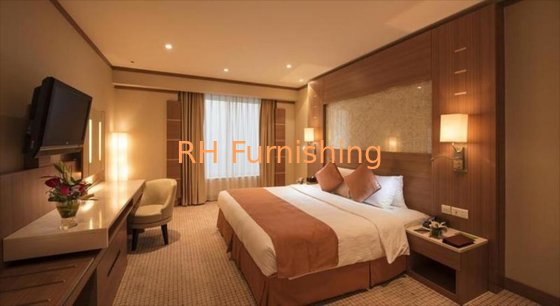 Pailin fashion design of hotel Bedroom Wall panel headboard and TV cabinet with Luggage stand supplier