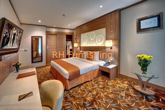 Pailin fashion design of hotel Bedroom Wall panel headboard and TV cabinet with Luggage stand supplier