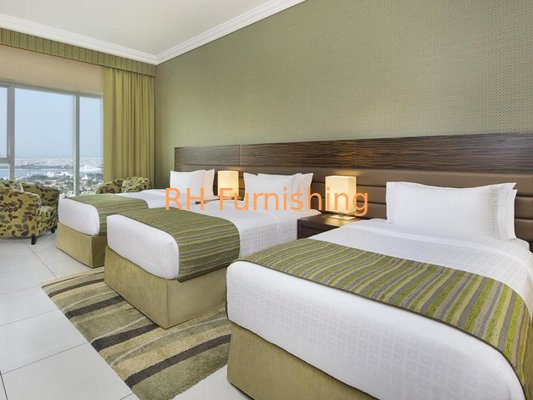 Sihanouk Hotel furniture factory from China made for star hotel bedroom set with Upholstered sofa and Chairs supplier