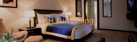 Purthisat wood factory for Hotel furniture of Bedroom set by wood bed and dresser table with Armchairs supplier