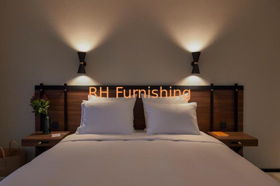 Banlung furniture supplier from china hotel furniture factory for Modern bedroom sets used metal wood headboard bed supplier