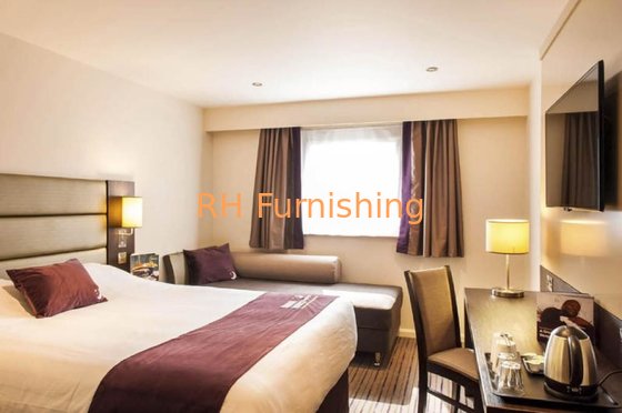 Hospitality furniture manufactuer for Singapore new hotel inner decoration fixture Bedroom furniture set with Sofa chair supplier