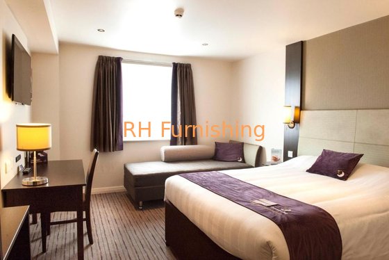 Hospitality furniture manufactuer for Singapore new hotel inner decoration fixture Bedroom furniture set with Sofa chair supplier