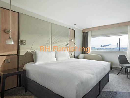 Negeri Sembilan hotel interior design furniture from China supplier for Upholstered wall headboard with Laminate panel supplier