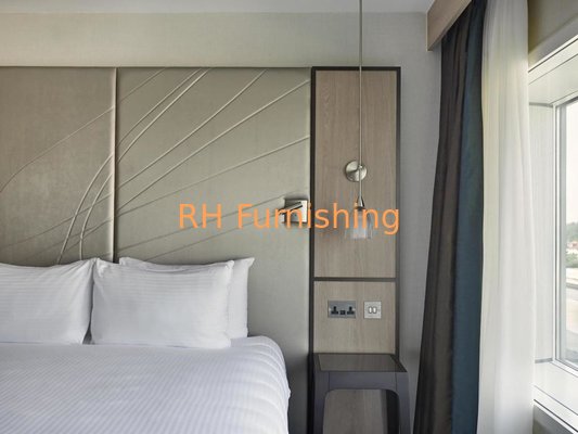 Negeri Sembilan hotel interior design furniture from China supplier for Upholstered wall headboard with Laminate panel supplier