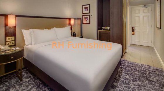 Negeri Pulau Pinang hotel fixture of Laminated wood bedroom fruntiure set in hotel bed with Combined table and luggage supplier