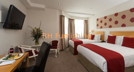 Negeri Terengganu Cheap hotel interior furniture of Bedroom single bed with Desk table and fabric upholstered sofa chair supplier