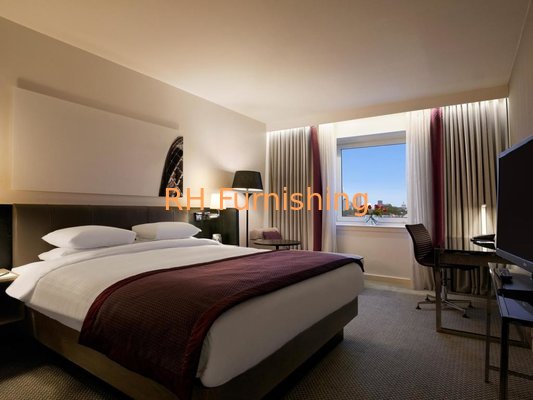 Wilayah Persekutuan Labuan travl hotel high end furniture for guestroom leather headboard with wood bed and Coffee table supplier