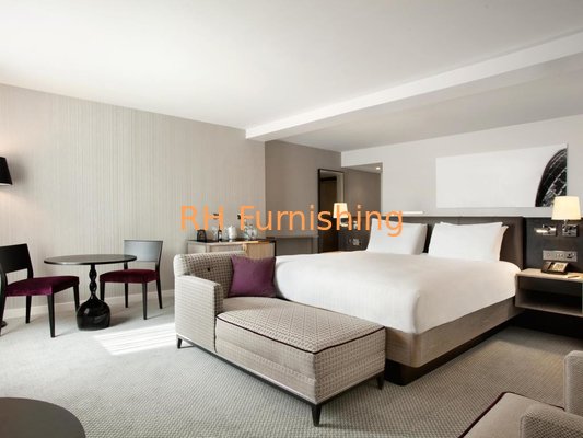 Wilayah Persekutuan Labuan travl hotel high end furniture for guestroom leather headboard with wood bed and Coffee table supplier