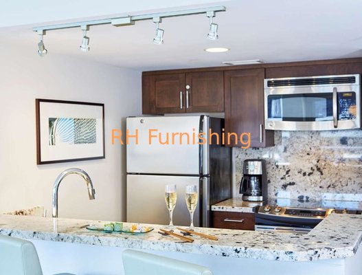 Koh Samui vacation hospitality interior new guestroom furniture of Bedroom sets with Living room sofa and table cabinet supplier