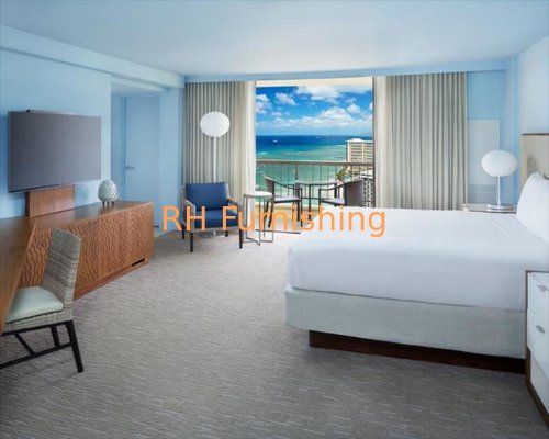 Thailand Tak furniture supplier for Star hotel bedroom furniture sets with living room sofa and coffee table supplier