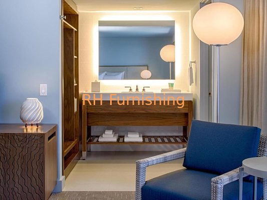Thailand Tak furniture supplier for Star hotel bedroom furniture sets with living room sofa and coffee table supplier