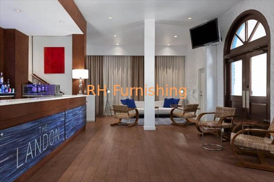 Java Island modern hotel furniture manufactuer Laminate wood tall headboard bed with Spring mattress and glass top night supplier