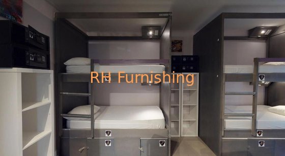 Ho Chi Minh Apartment space saving room furniture by Laminate wood bunk bed with storage drawers and wardrobe cabinets supplier