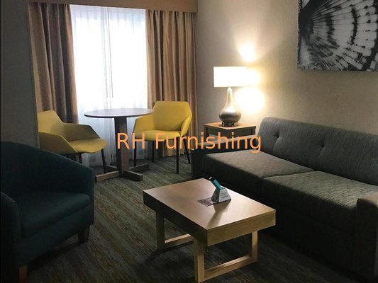 Thành phố Hải Phòng star hotel guestroom furniture for sale double bed with drawer cabinet made by laminate furniture supplier