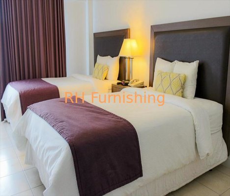 Hạ Long modern furniture for hotel interior bedroom set by HPL board and fabric sofa chair supplier