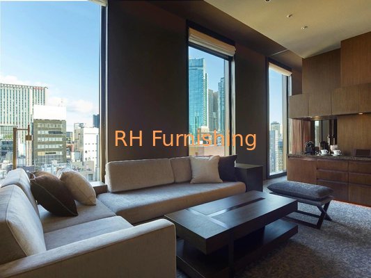 New Zealand hotel furniture supplier from China manufactuer for guestroom wood furniture bed with wall panel and Casagoo supplier
