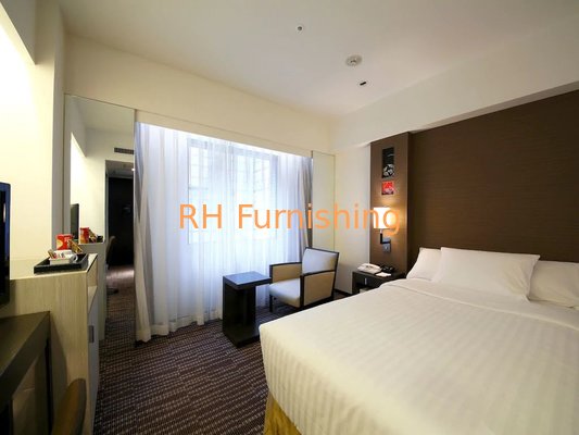 The Solomon Islands hotel furniture supplier from China for guestroom furniture bed with desk table and chaise sofa supplier