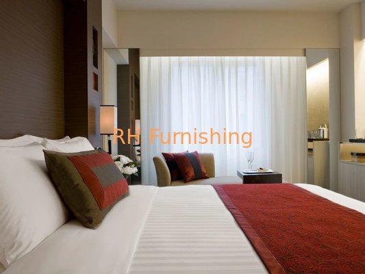 The Solomon Islands hotel furniture supplier from China for guestroom furniture bed with desk table and chaise sofa supplier