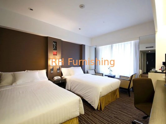 The Solomon Islands hotel furniture supplier from China for guestroom furniture bed with desk table and chaise sofa supplier