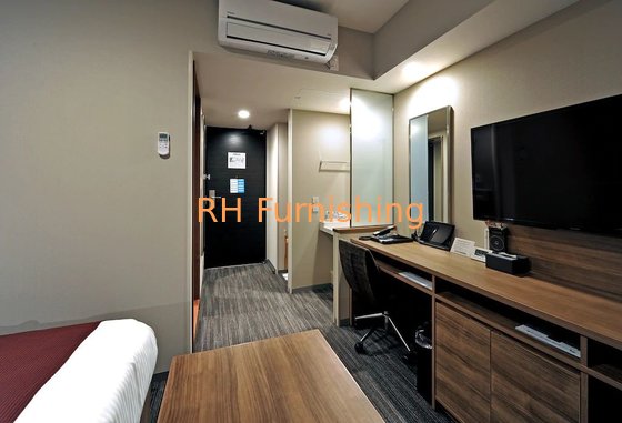 Samoa furniture supplier from China for hotel bedroom set furniture with TV wall cabinet and desk table supplier