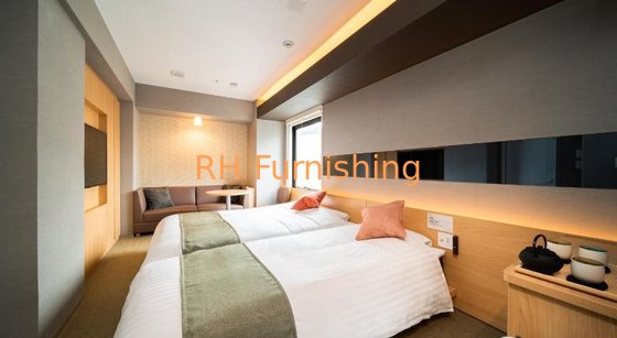 Tuvalu hotel apartment furniture small room furniture supplier by bunk bed with storage cabinet and seating sofa supplier