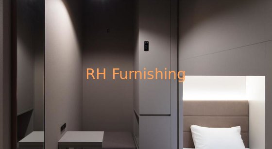 Adelaide hotel fitout furniture of laminate panel headboard with Tv cabinet and upholstered seating sofa supplier