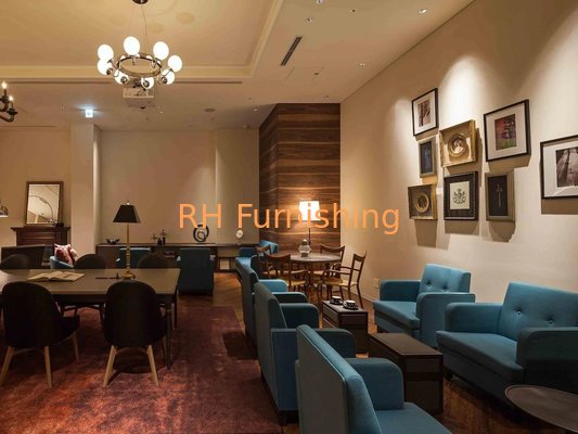 Darwin hotel style apartment samll space furniture by single bed with dining table and leather sofa chair supplier
