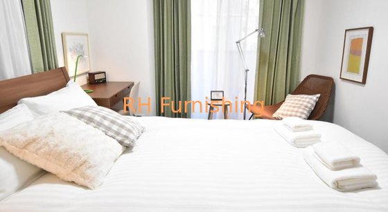 Australia rental apartment custom design furniture of wood bed with inwall wardrobe cabinet and dresser table used chair supplier