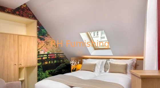 Benin hotel interior design of China furniture manufactuer for bedroom set with wardrobe cabinet and leisure sofa chair supplier