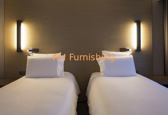 Burundi furniture wholeseller hotel inner furniture by laminate wall panel with side table and writing desk table supplier