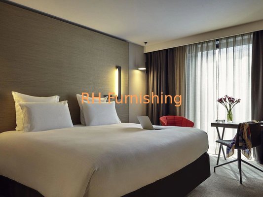 Burundi furniture wholeseller hotel inner furniture by laminate wall panel with side table and writing desk table supplier