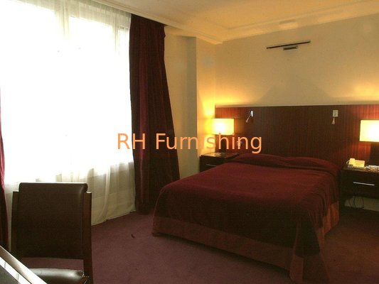 Comoros hotel style apartment furniture design of bedroom furniture set with Laminate wood TV cabinet and Living sofa supplier