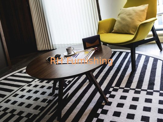 Libya new hotel furniture manufactuer from China for bedroom set of upholstered bed and wood wardrobe cabinet with Loung supplier