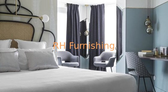 Mali furniture supplier from China for cheap hotel bedroom furniture set with wall panel decoration and wardrobe buffet supplier