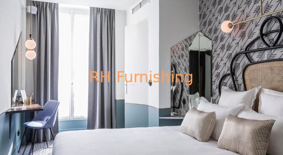 Mali furniture supplier from China for cheap hotel bedroom furniture set with wall panel decoration and wardrobe buffet supplier