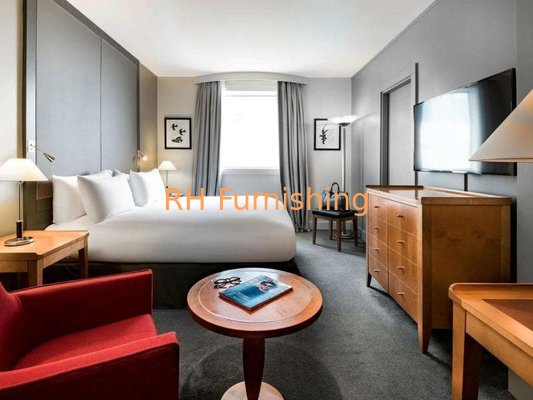 Nigeria hotel furniture agent from China furniture manufactuer for hotel interior bedroom set with wood TV table and des supplier