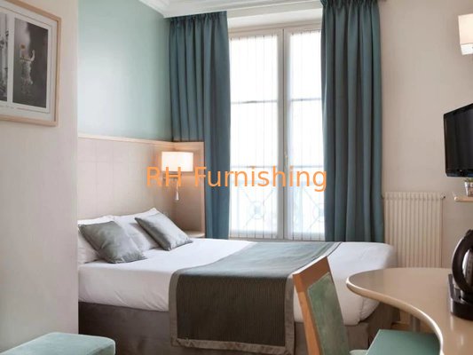 Sierra Leone hotel furniture supplier from China for double bedroom set with fabric headboard and office desk table supplier