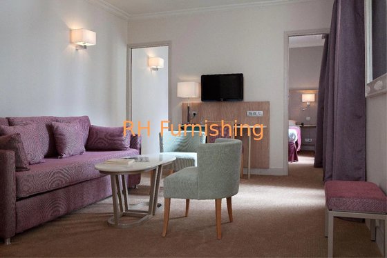 Sierra Leone hotel furniture supplier from China for double bedroom set with fabric headboard and office desk table supplier